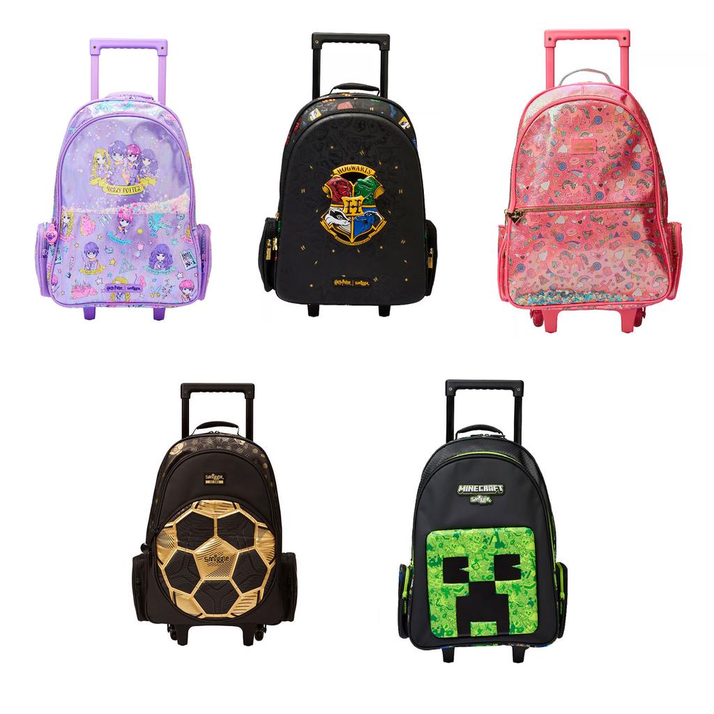 Jual Smiggle Tas Koper Troli Anak Trolley Backpack Kids | Shopee Indonesia