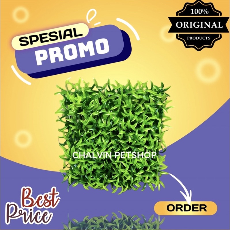 Jual rumput dasar aquarium aquascape sintetis hiasan dasar aquarium ...