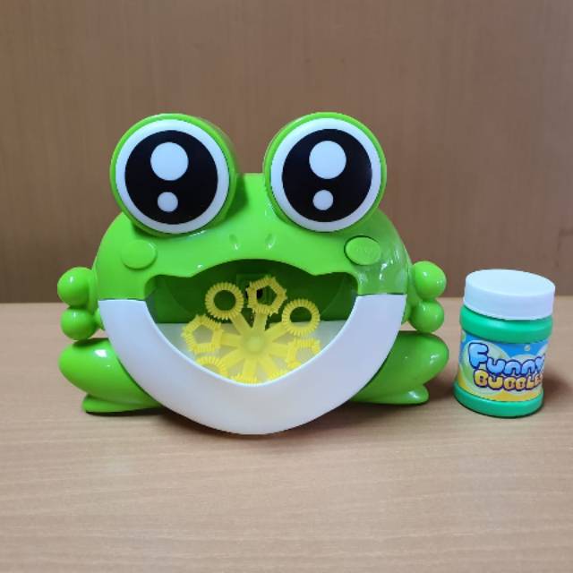 Jual Mainan anak gelembung sabun karakter kodok | Shopee Indonesia