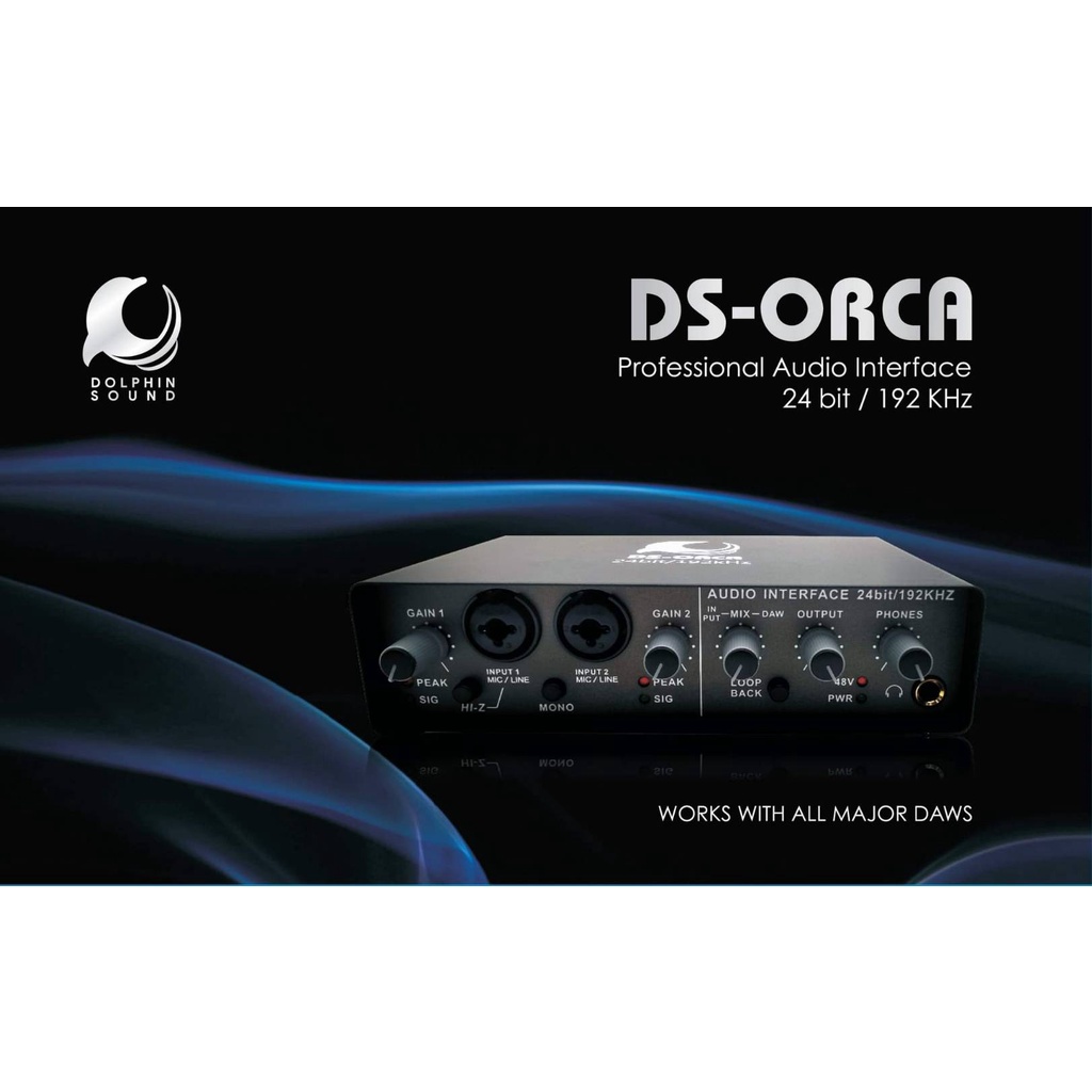 Jual USB Soundcard audio interface 24bit/192khz DS-ORCA / DS ORCA 2 ...