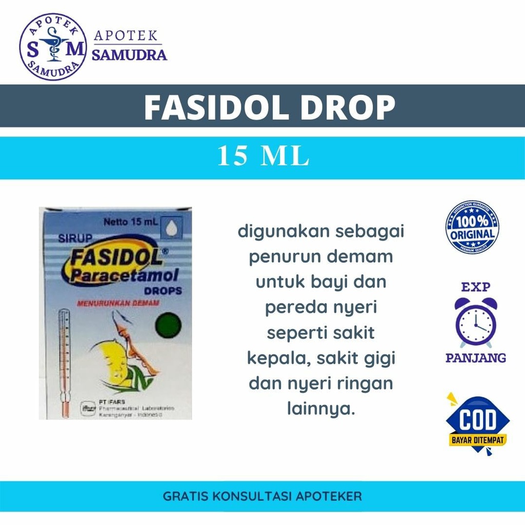 Jual FASIDOL DROP - 15ML obat penurun demam obat sakit kepala obat ...