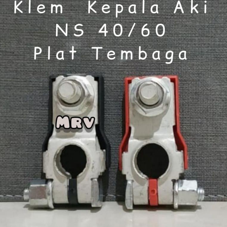 Jual U7Q3 KLEM KEPALA AKI MOBIL NS40/60 PLAT TEMBAGA/TERMINAL ACCU ...