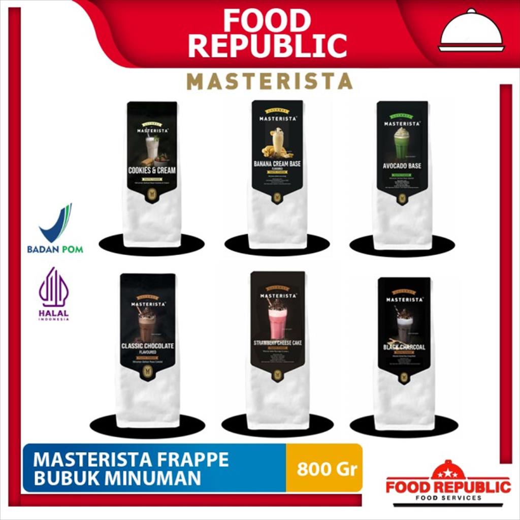 Jual Masterista Minuman Bubuk Frappe Powder Chocolate Strawberry ...