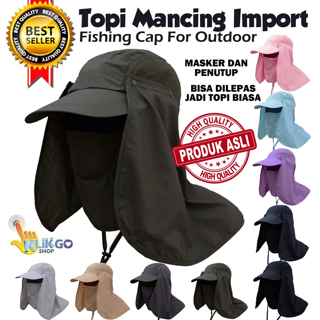 Jual TOPI MANCING / TOPI PANCING ANTI UV IMPORT / TOPI JEPANG / TOPI ...
