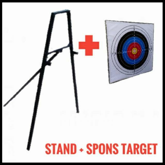 Jual Stand Target panahan + SPONS | Shopee Indonesia