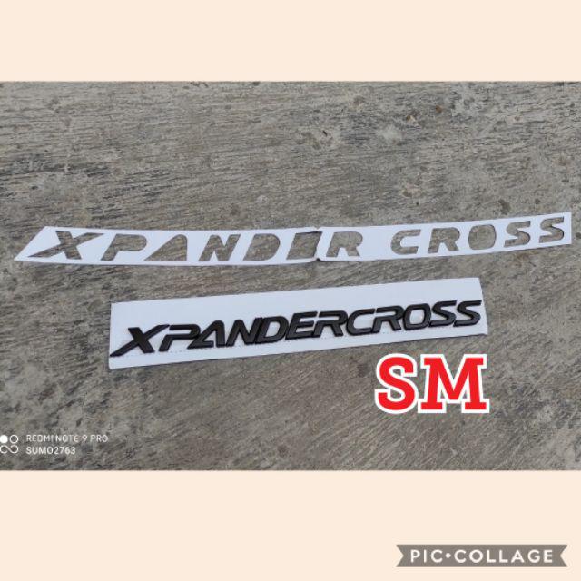 Jual hood emblem XPANDER CROSS tulisan kap mesin XPANDER CROSS hood ...