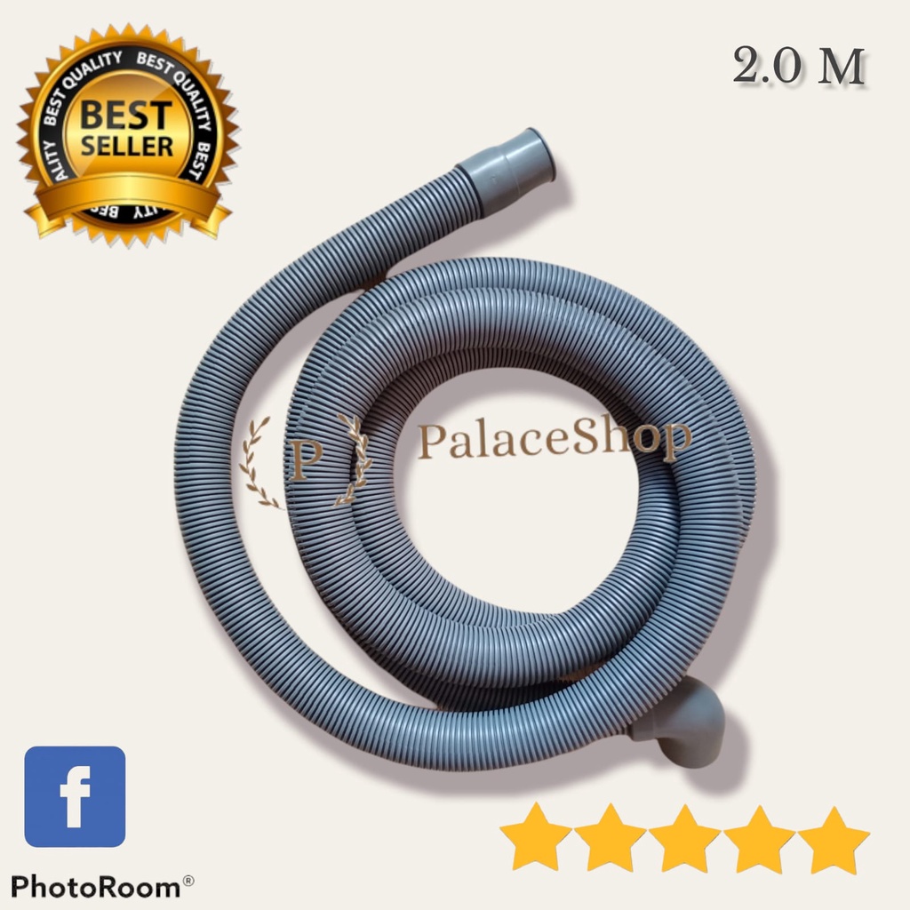Jual Selang Slang Buang Drain Hose Mesin Cuci Samsung LG 2 meter ...