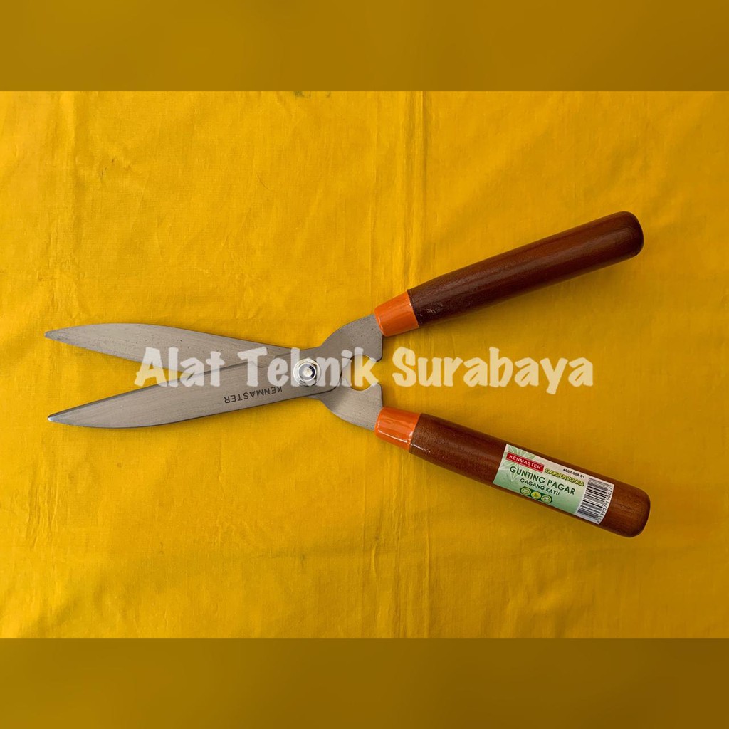 Jual GUNTING PAGAR KENMASTER GAGANG KAYU / RUMPUT KEBUN WOOD HANDLE ...