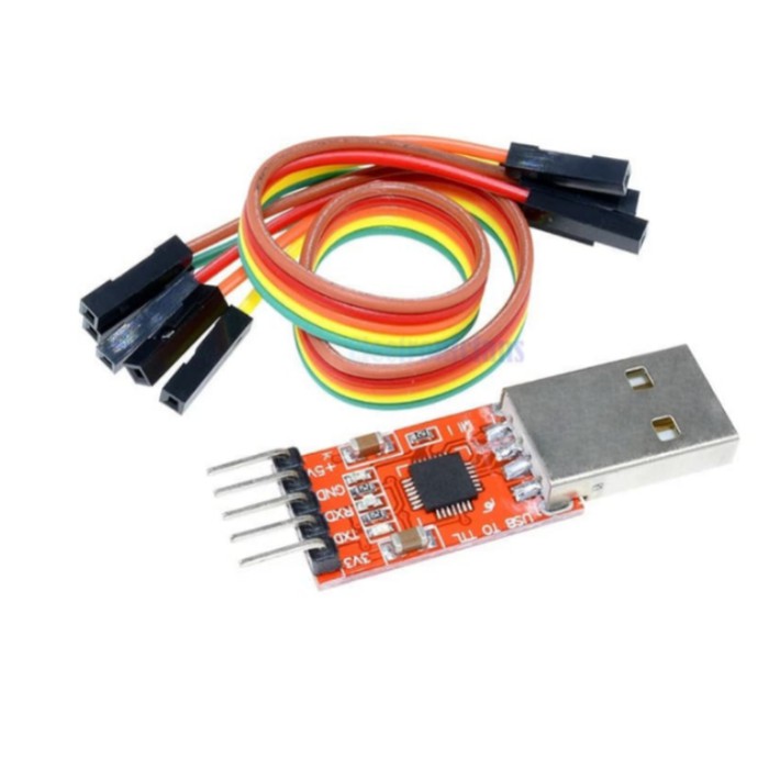 Jual USB to TTL Serial Converter USB Chip CP2102 + 4 Kabel Jumper ...