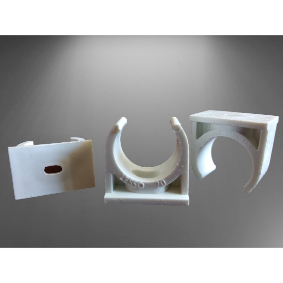 Jual Clamp Pipa Conduit 20mm LESSO 1/2" Penjepit Pipa Listrik Klem ...