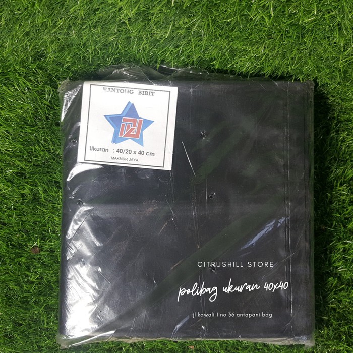 Jual Kantong Bibit Polybag 40x40 cm - per 250gr dan 1kg | Shopee Indonesia