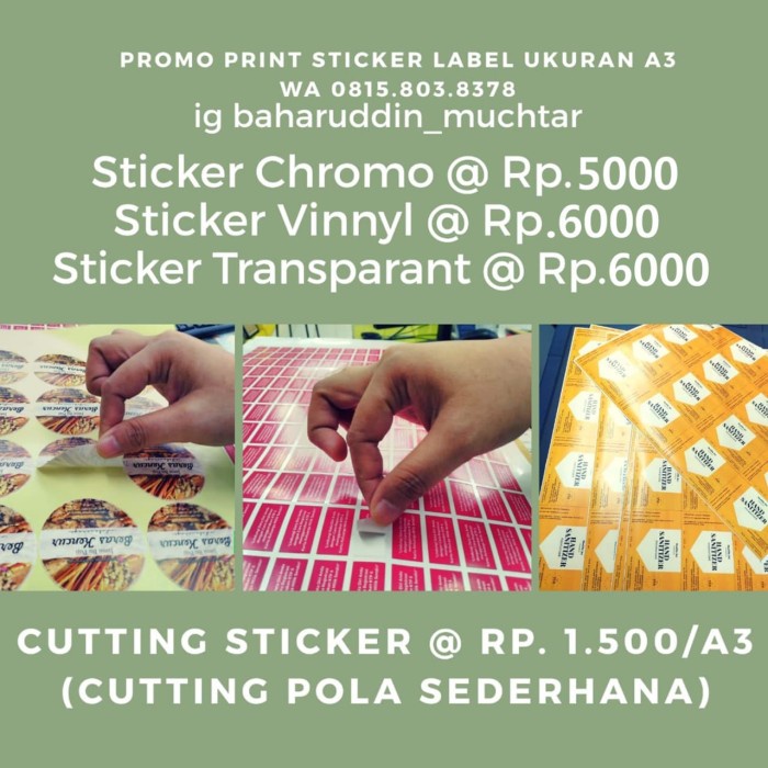 Jual tulis-alat-paket- print label sticker chromo -paket-alat-tulis ...