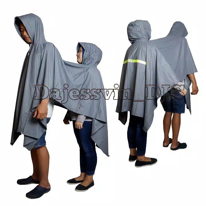 Jual Jas Hujan Mantel Mantol Ponco Poncho 2 Kepala 2 in 1 Boncengan ...