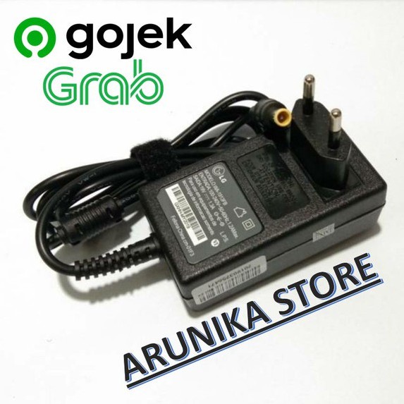 Jual Adaptor Charger TV Monitor LG 19V 0.8A LED TV Monitor LG Colokan ...