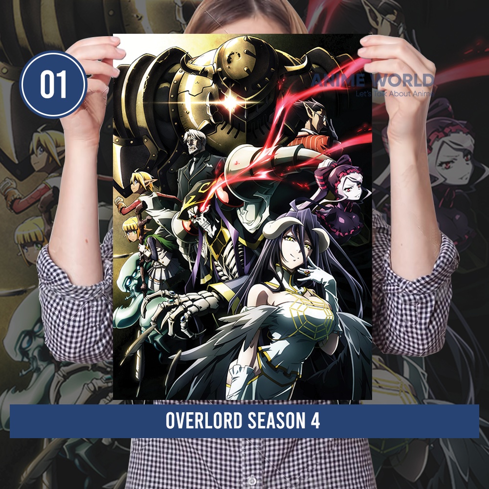 Jual Poster Anime Overlord Season 4 Lengkap Size A3 - Hiasan Dinding ...