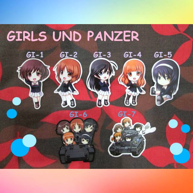 Jual Sticker Anime Girls und Panzer 1 Merchandise | Shopee Indonesia