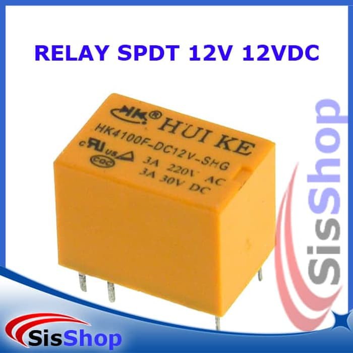Jual RELAY SPDT 12V 12VDC | Shopee Indonesia