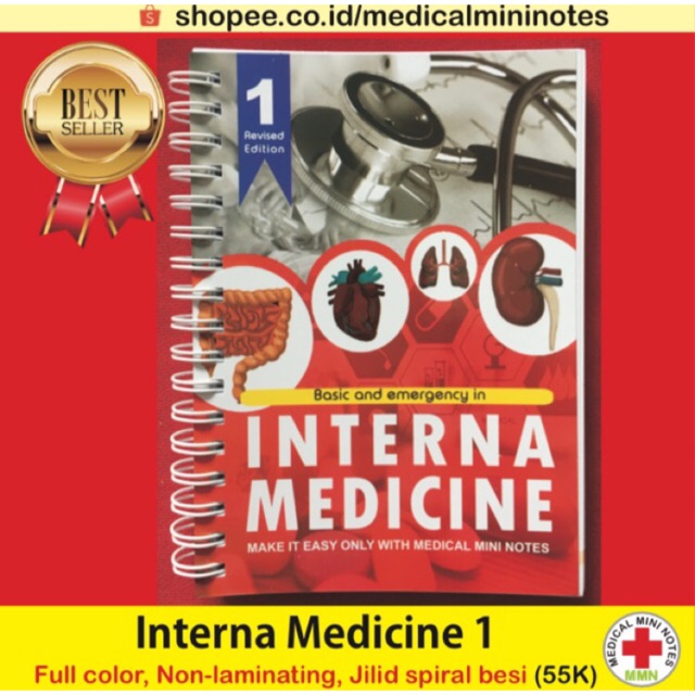 Jual Medical Mini Notes INTERNA Part 1 - Buku Saku Kedokteran | Shopee ...