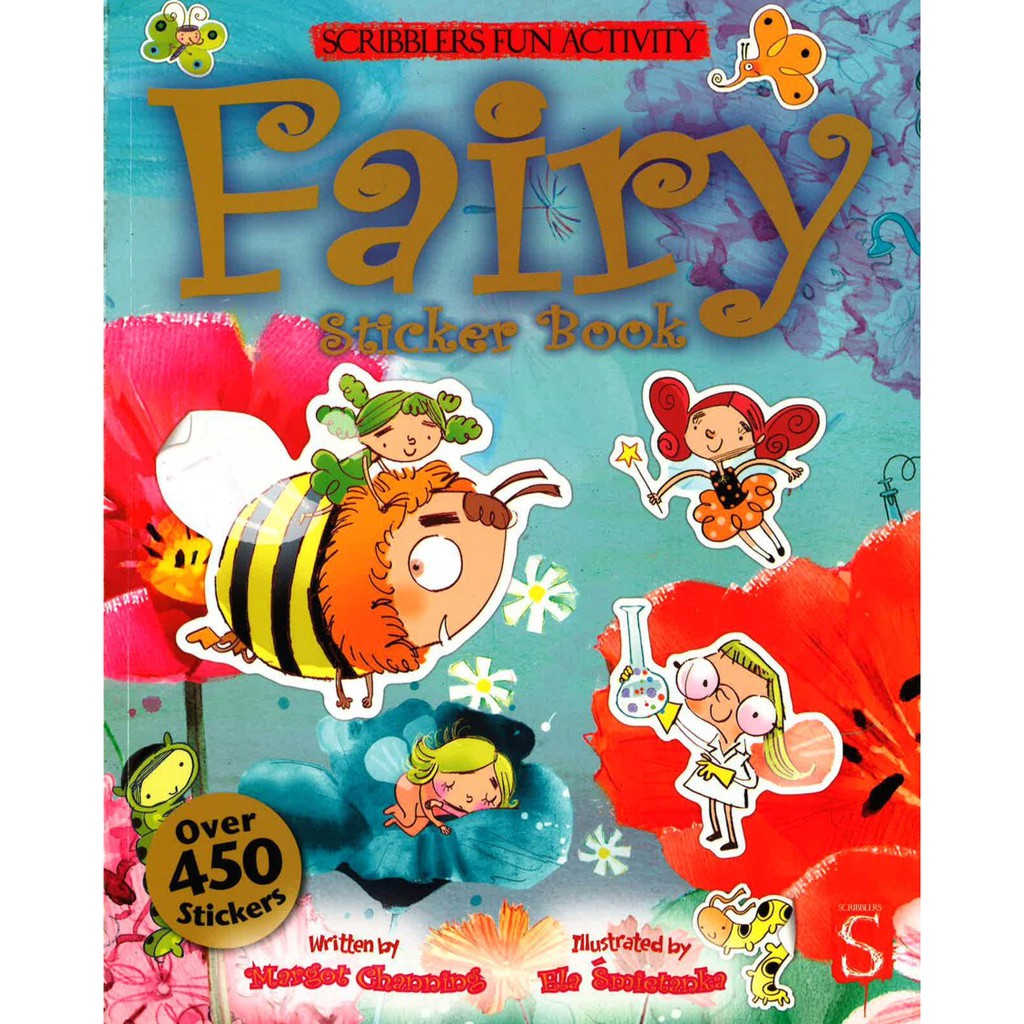 Jual Sticker book Fun Activity with 450 sticker Fairy Sticker Book ...