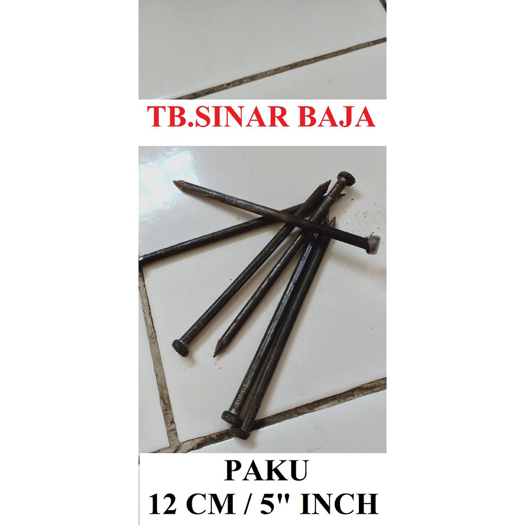Jual Paku Kayu 12 CM per Kg / Paku 5" inch | Shopee Indonesia