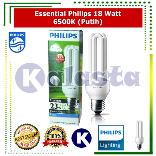 Jual Promo Lampu Philips Essential 23w (23watt, 23 watt) | Shopee Indonesia