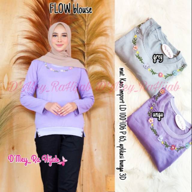 Jual Flow blouse (real pict) | Shopee Indonesia