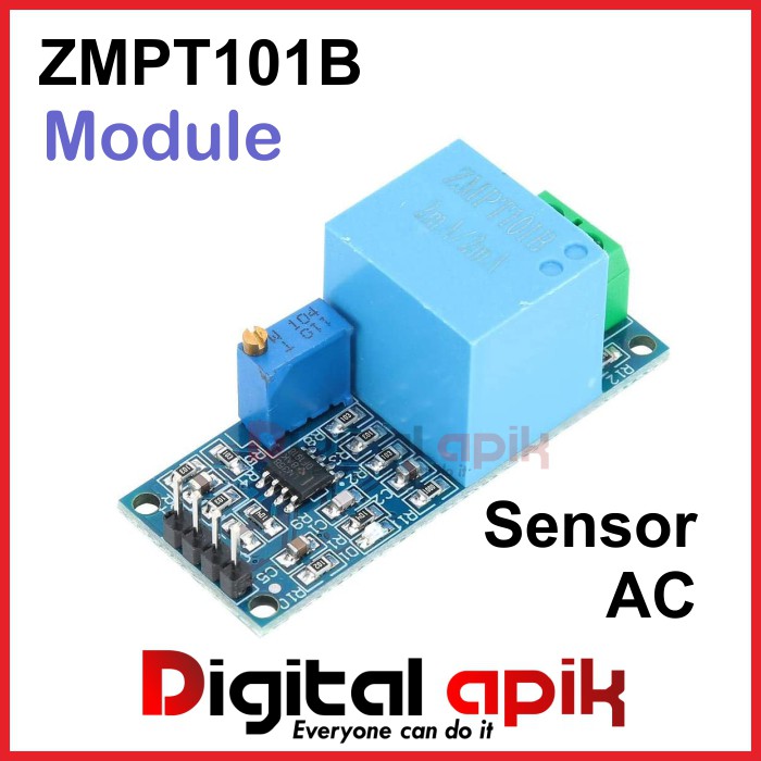 Jual ZMPT101B Sensor Tegangan Listrik 220V AC PLN Voltage ZMPT Arduino ...