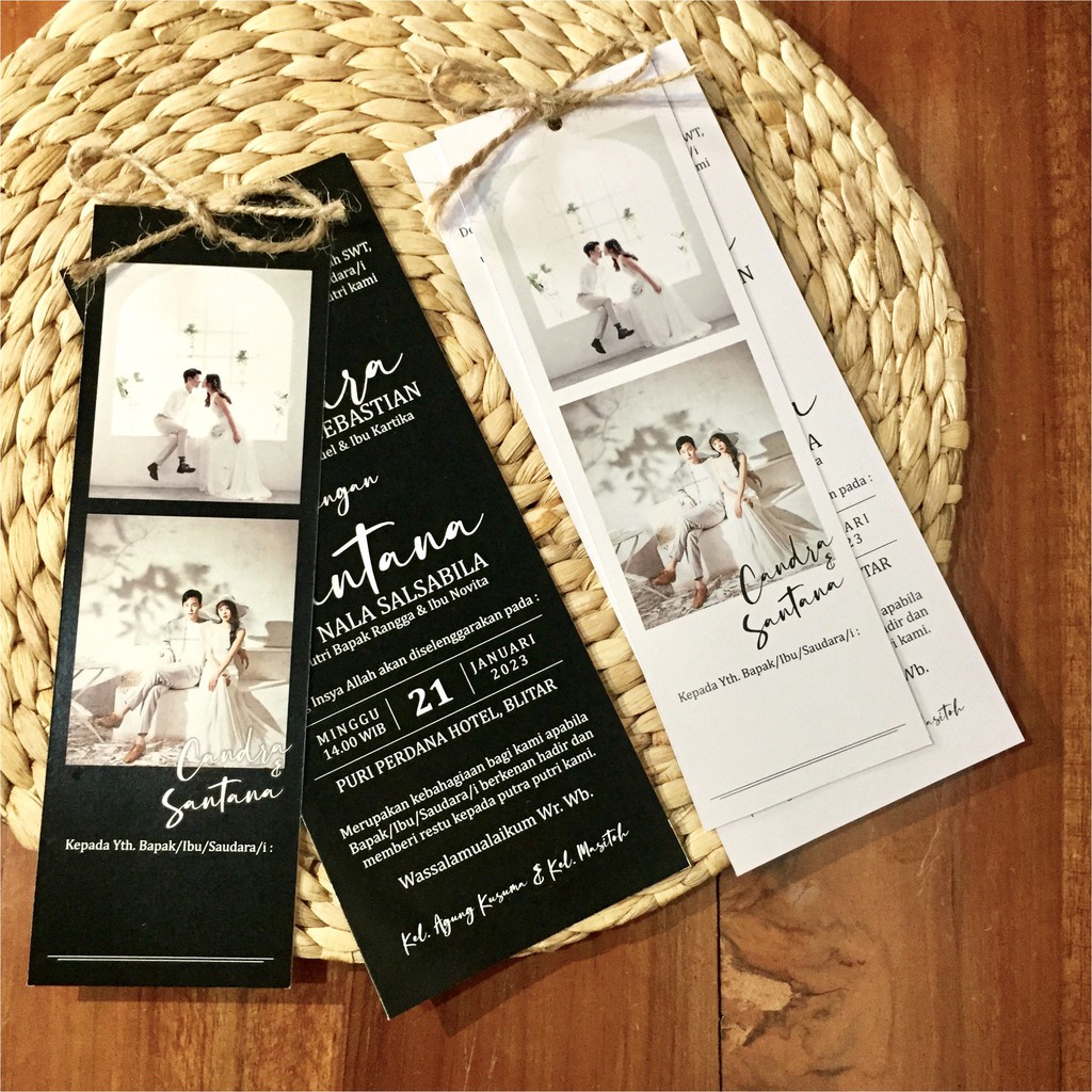 Jual Undangan Pernikahan unik / Undangan viral / Undangan masa kini ...