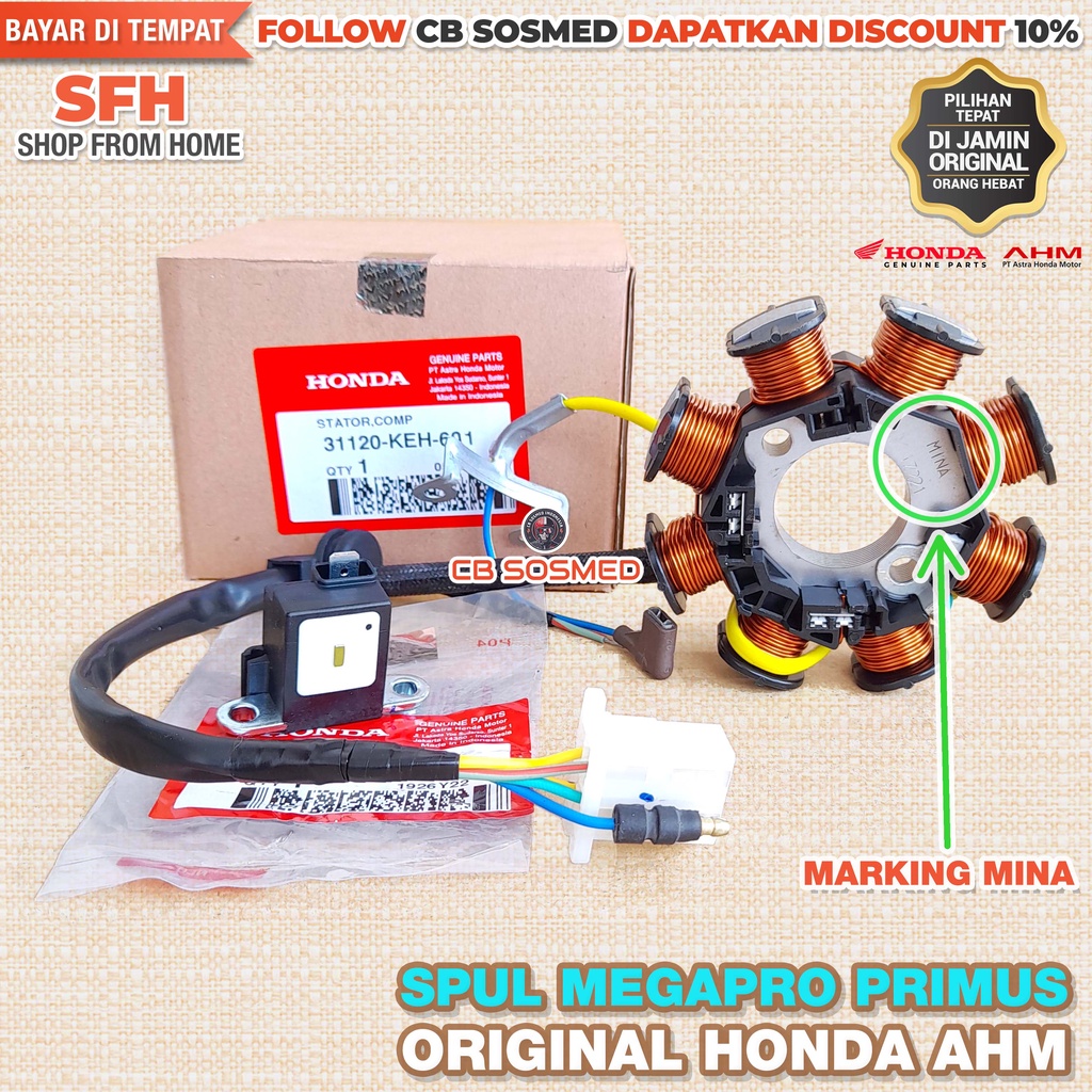 Jual Spul Megapro Primus 2005 - 2009 Spul MP Primus Pulser MP Lama Stator Comp New Mega Pro ...