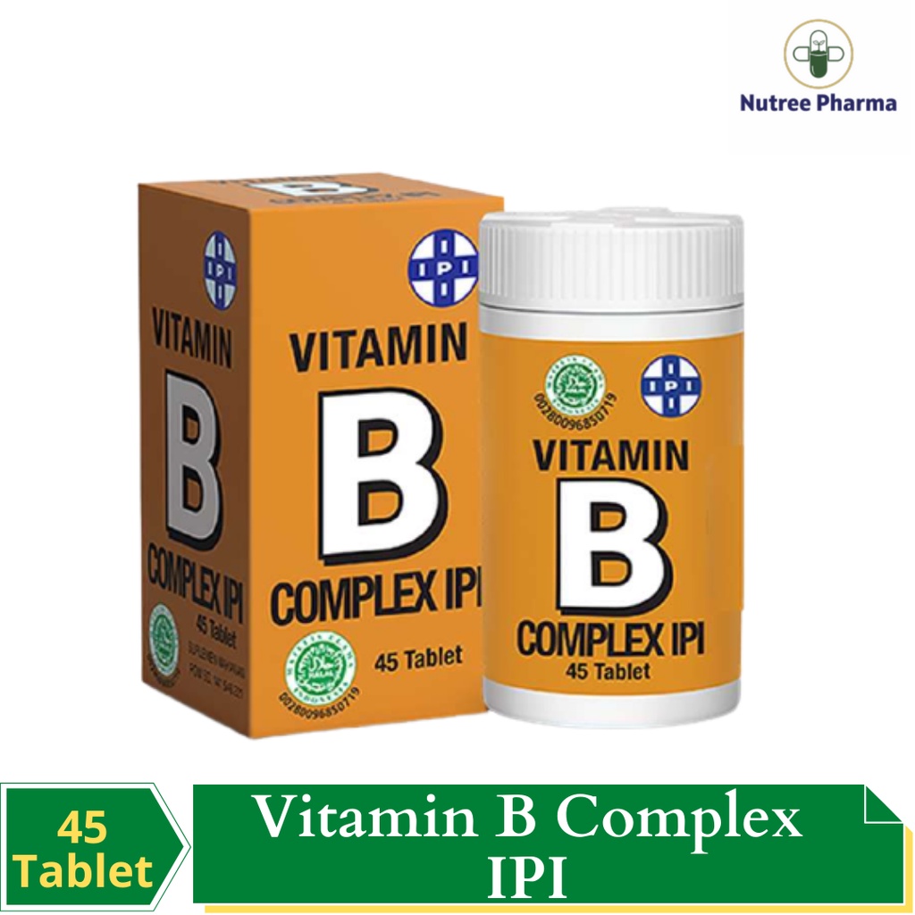 Jual Vitamin B Complex IPI isi 45 Tablet | Shopee Indonesia