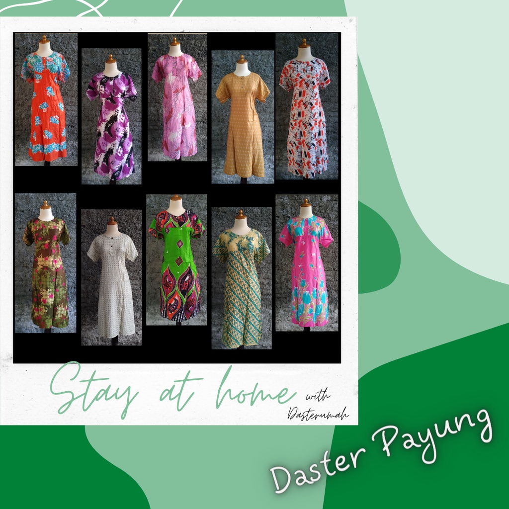 Jual Dasterumah - Daster Payung Motif Random | Shopee Indonesia