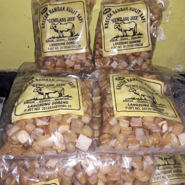 Jual Krupuk Krecek Rambak Gemilang Jaya. (Mentah) | Shopee Indonesia