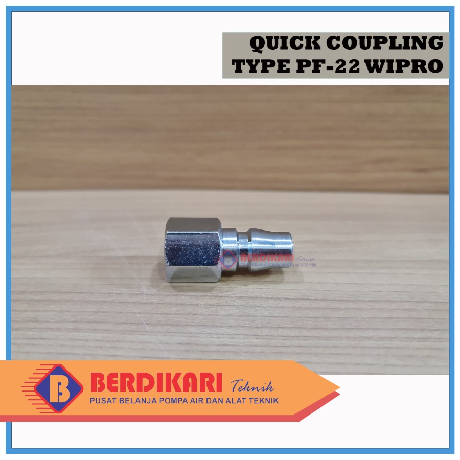 Jual COUPLER MALE KOPLER QUICK COUPLING SAMBUNGAN ANGIN KOMPRESOR PF 22 | Shopee Indonesia