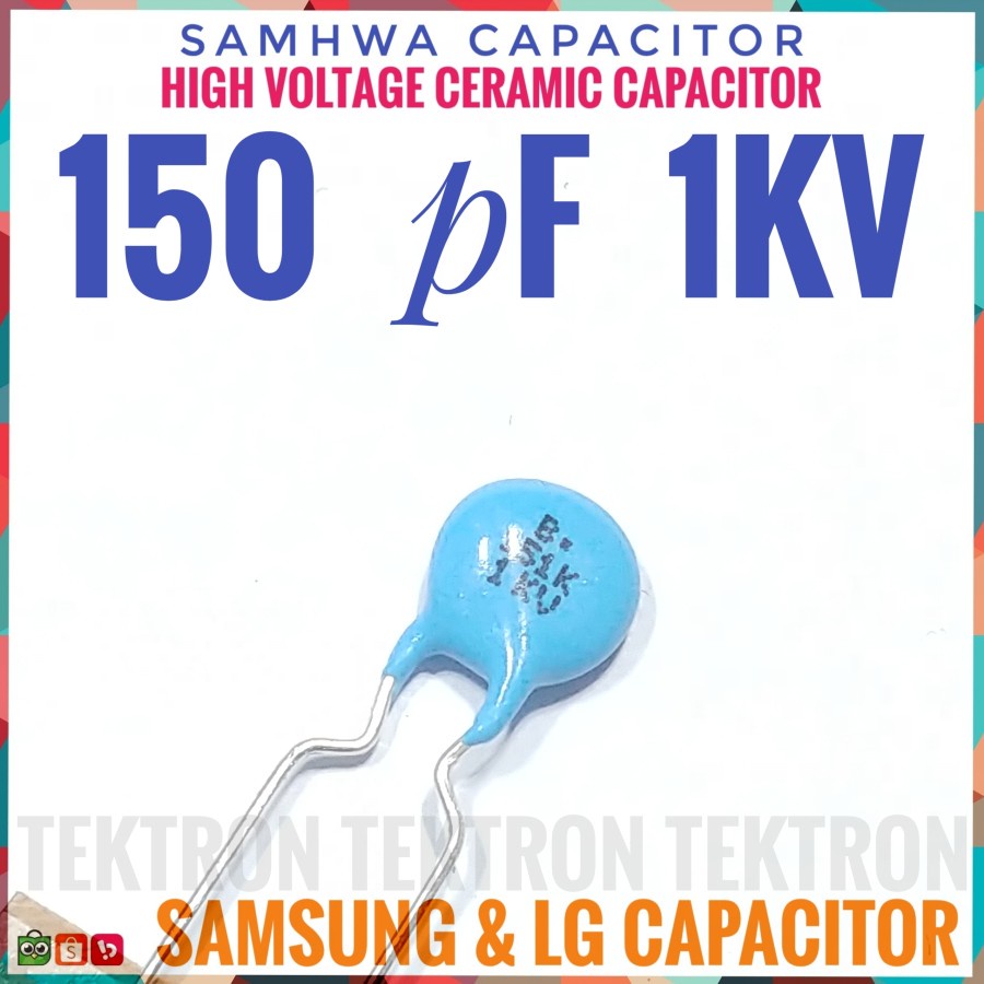 Jual Samhwa 150pF 1KV Ceramic Capacitor 151 1000V Keramik High Voltage 150p | Shopee Indonesia