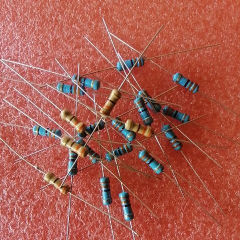 Jual 25pcs Resistor 330R 1/2Watt 330 ohm 1/2w : jingga, jingga, coklat ...