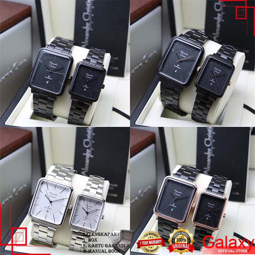 Jual ALEXANDER CHRISTIE COUPLE ORIGINAL JAM TANGAN ALEXANDRE CHRISTIE ...