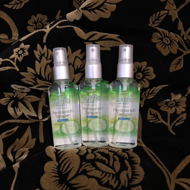 Jual ANTIS Hand Sanitizer Cair / Liquid / Spray Botol 55ml 55 ml ...