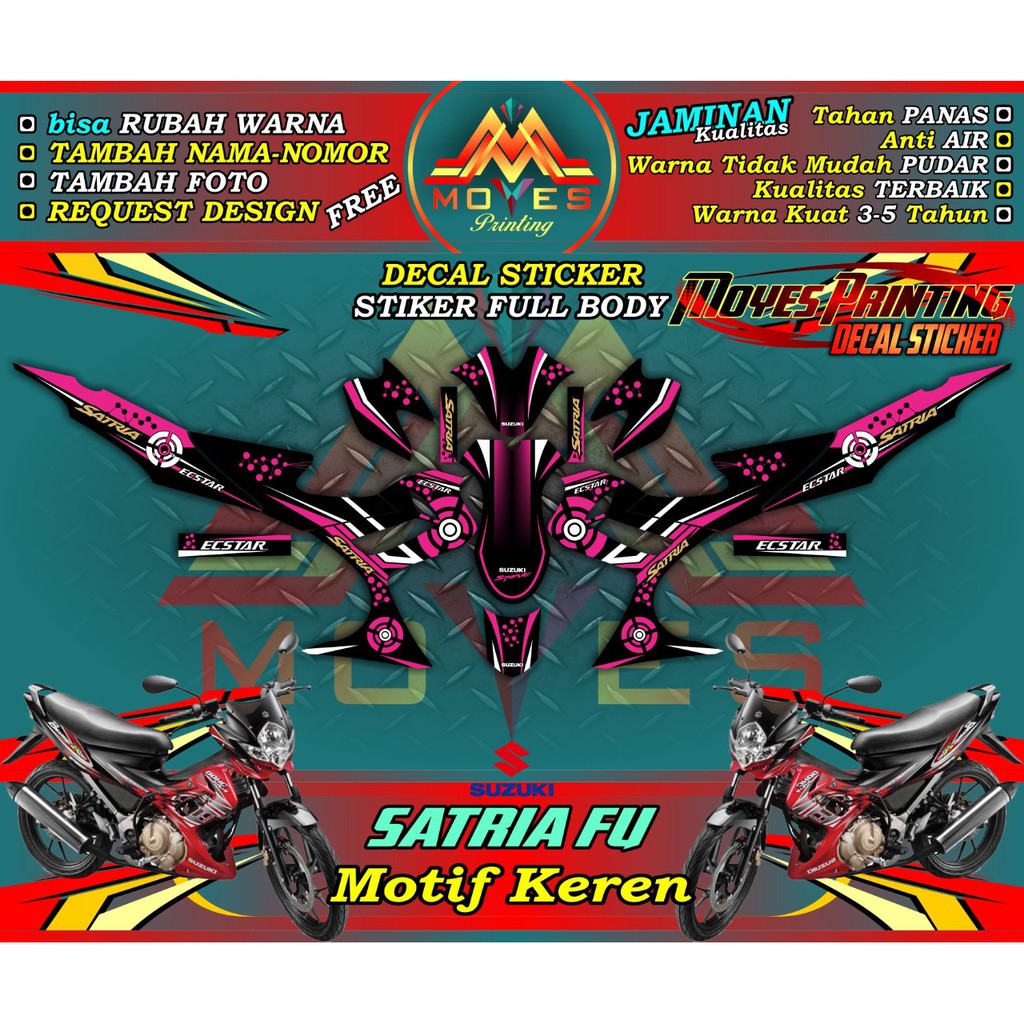 Jual Decal stiker full body satria fu - Decal stiker motor suzuki ...