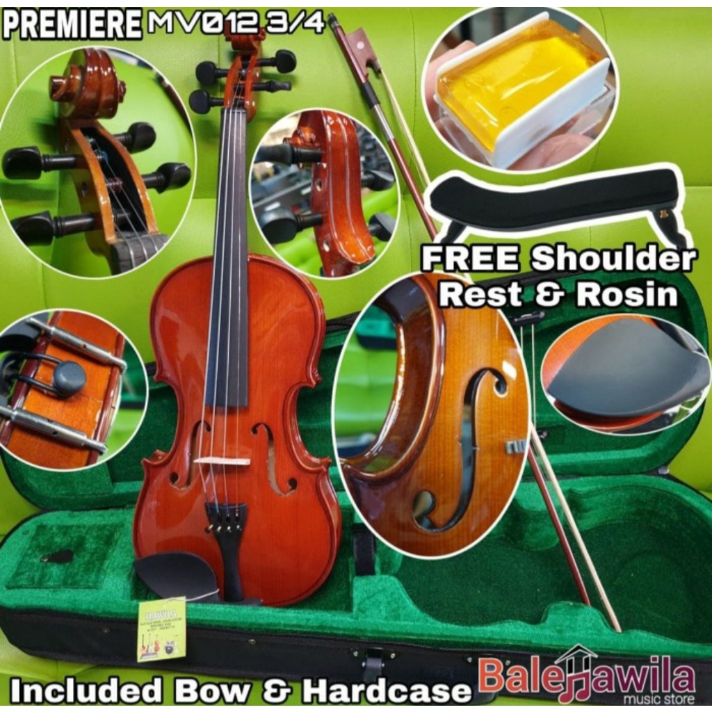 Jual Biola Violin PREMIERE MV012 4/4 , MV012 3/4 , MV100 3/4 , MV100 1/ ...