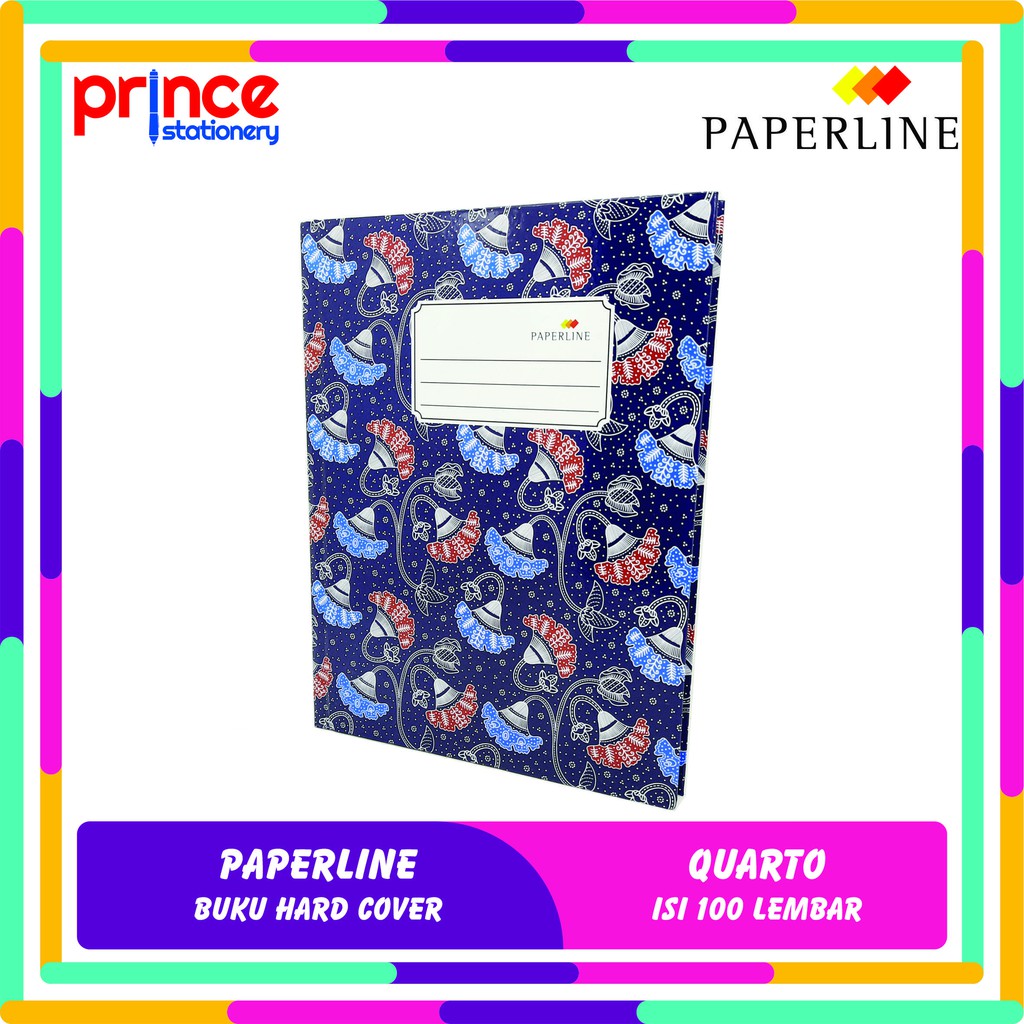 Jual Paperline Buku Hard Cover Ukuran Quarto Isi 100 Lembar | Shopee ...
