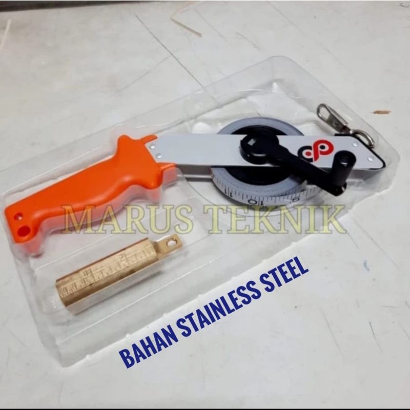 Jual Meteran Minyak /Sounding Tape 10m Bahan Stainless Steel | Shopee ...