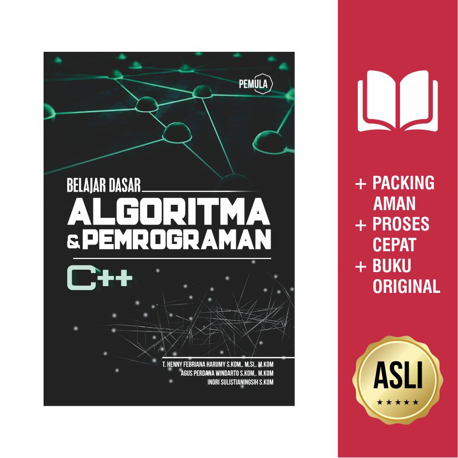Jual Buku Belajar Dasar Algoritma Dan Pemograman C++ | Shopee Indonesia