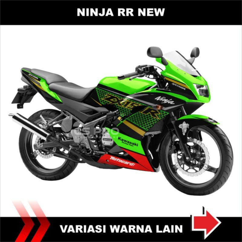 Jual STRIPING NINJA RR 150 NEW/STICKER VARIASI NINJA RR 150 NEW (LIVERY ...