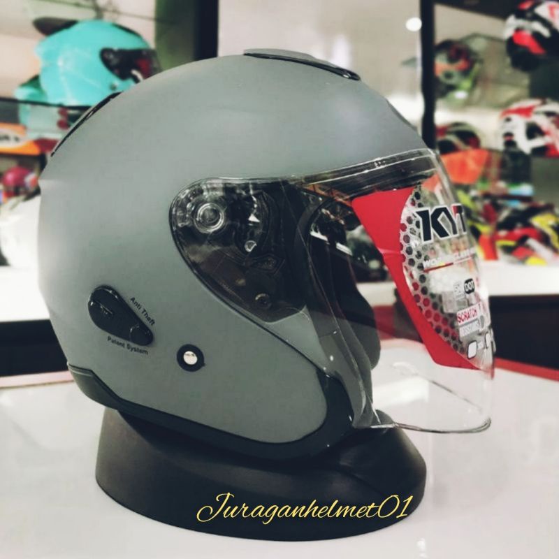Jual helm half face kyt Kyoto gorila doff original | Shopee Indonesia