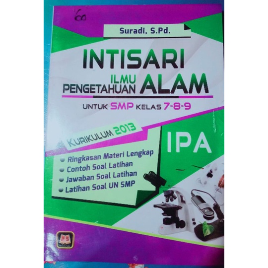 Jual Buku Intisari IPA untuk SMP kelas 7 8 9 K13 Lengkap | Shopee Indonesia