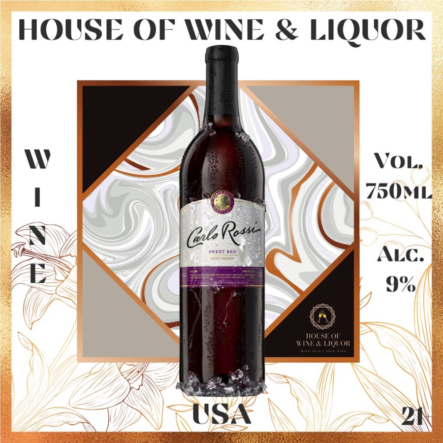 Jual Carlo Rossi Sangria Sweet Red 750 ML ( Sweet Red Wine ) | Shopee ...