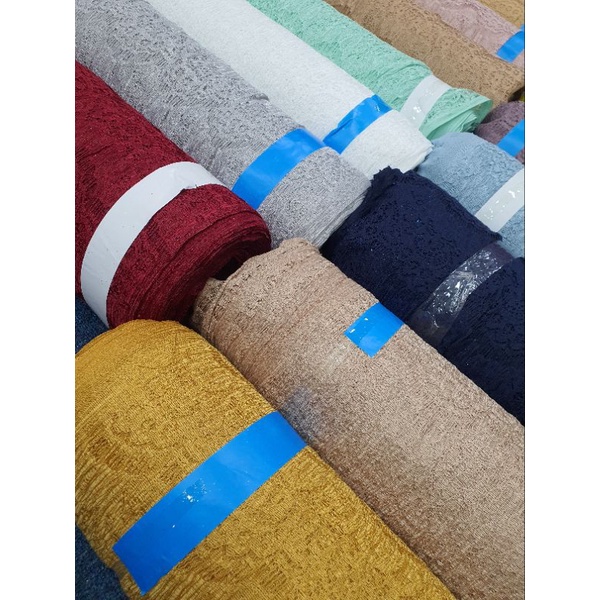 Jual Bahan/kain renda /lace renda glitter singletone (harga per ...