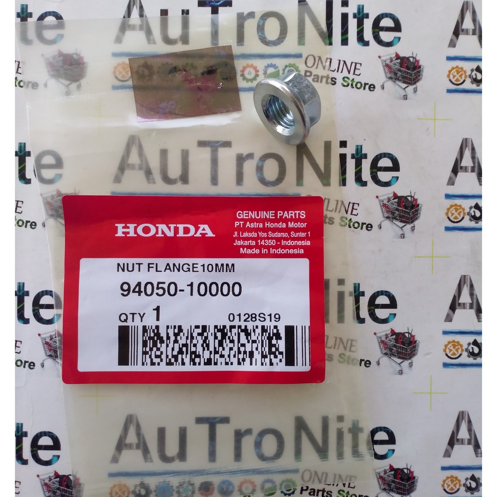 Jual Mur Nut Flange 10 Mm 94050-10000 Original Honda Genuine Parts ...