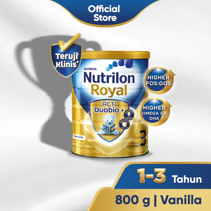 Jual NUTRILON ROYAL 3 dan 4 VANILLA 800g Exp jan 2025 (Packing Dus dan Bubble) | Shopee Indonesia
