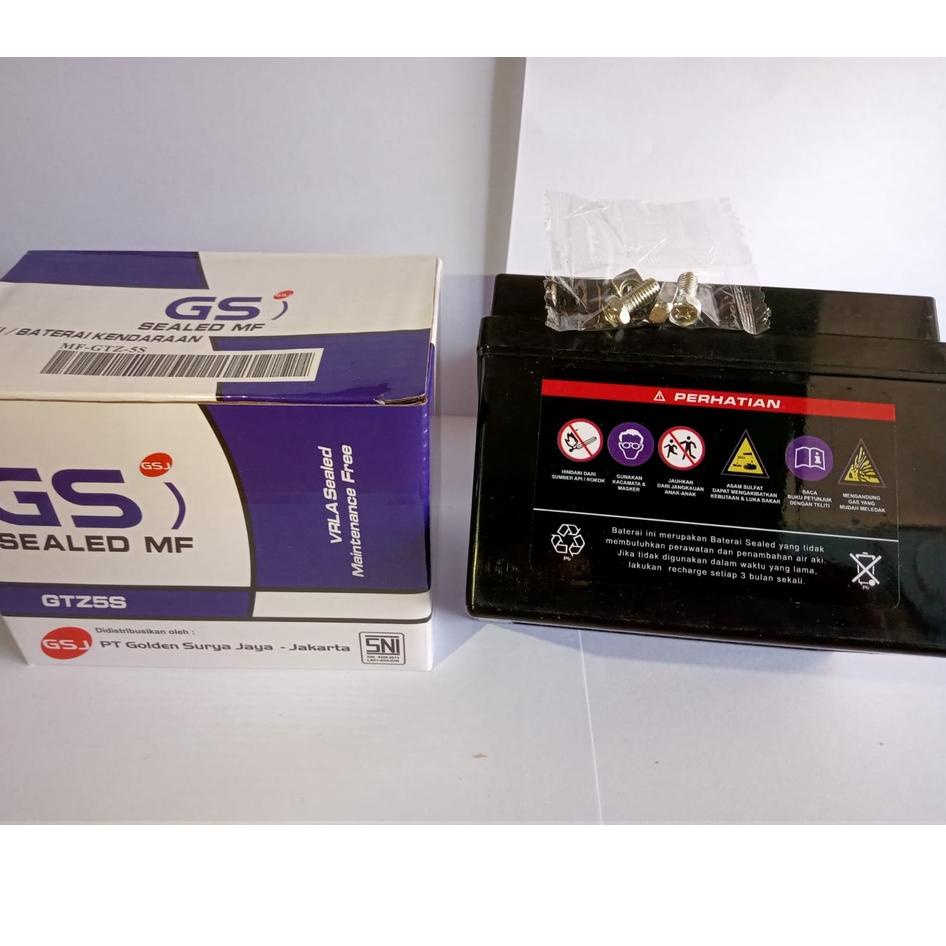 Jual ホ Aki Motor Honda Beat KARBU DAN BEAT FI VARIO 110 CC GS GTZ5 Accu Kering MF Hot | Shopee ...